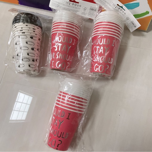 Flying Tiger | Other | Disposable Coffeetea Cups Bundle Of 4 | Poshmark